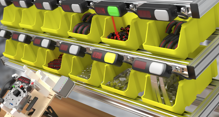 Pick-to-Light Systems for Manual Assembly: MES Integration For Error-Proofing